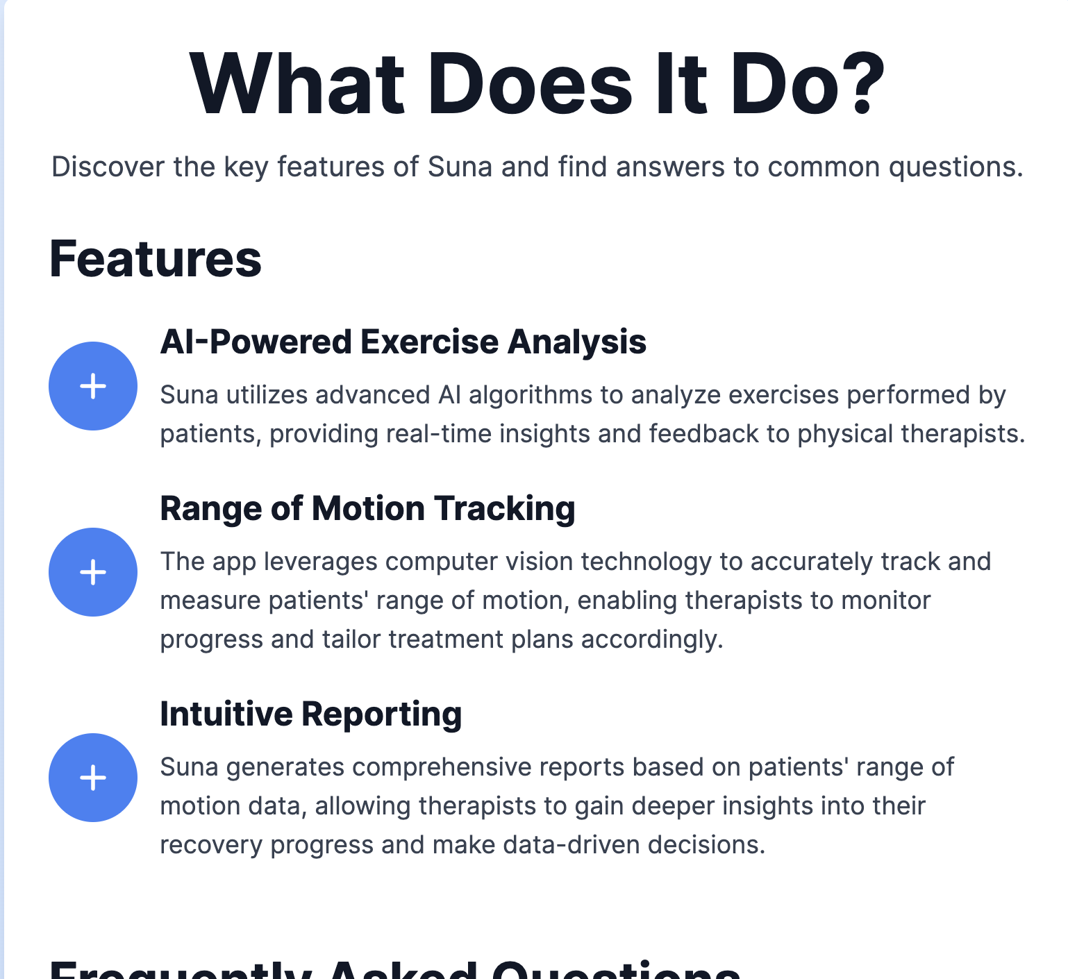 Suna - Physical Therapy Companion | Devpost