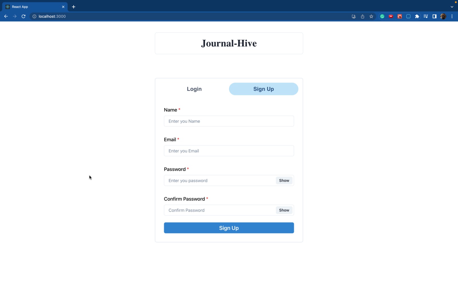 Journal-Hive | Devpost