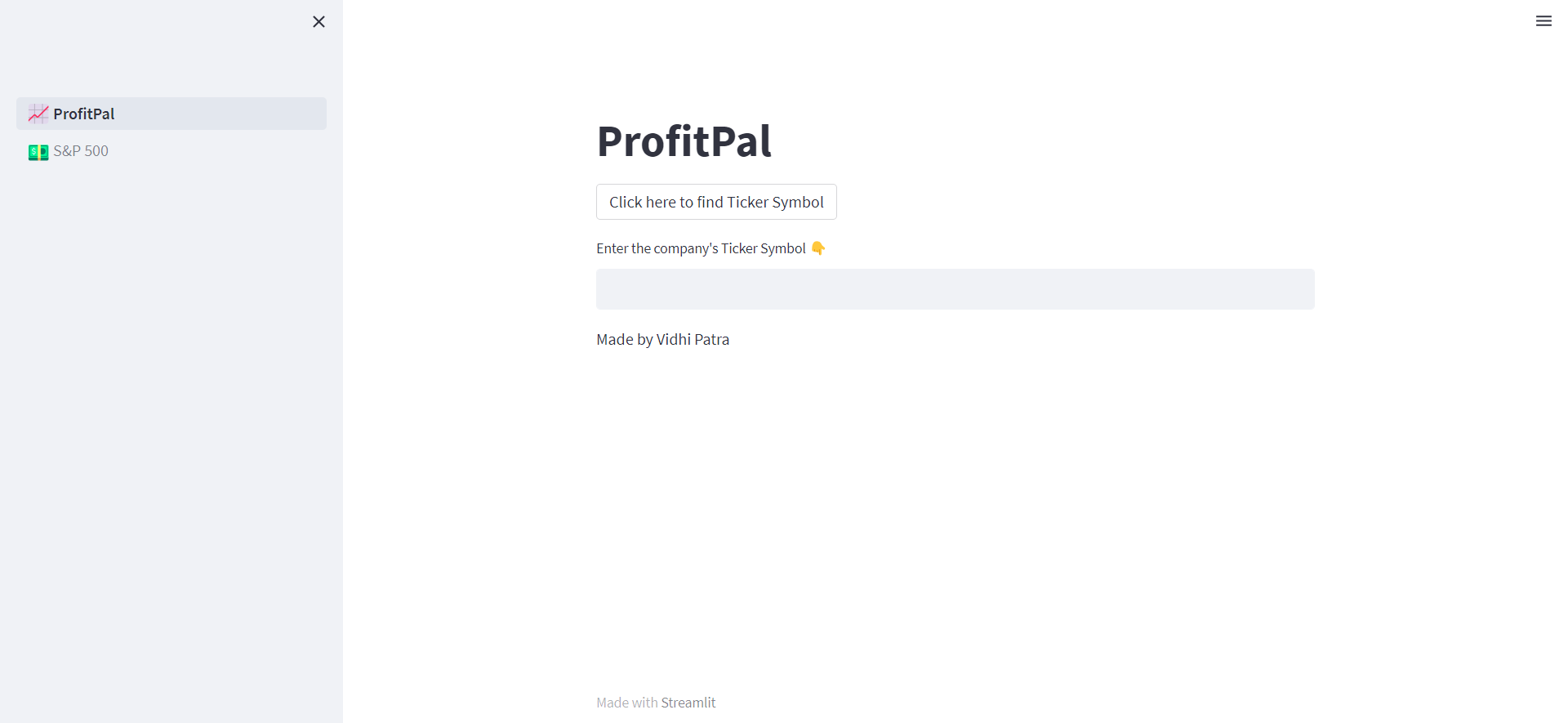ProfitPal | Devpost