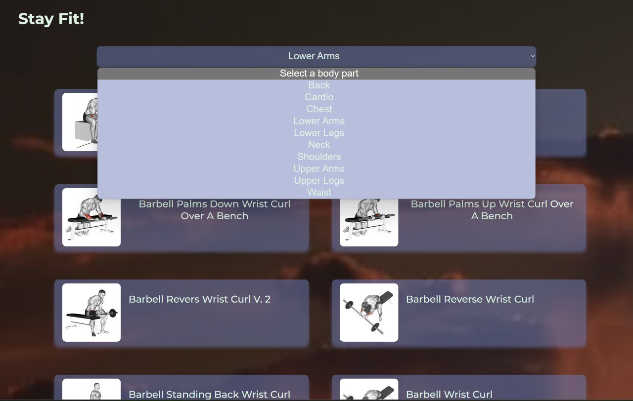 StayFit_2.0 | Devpost