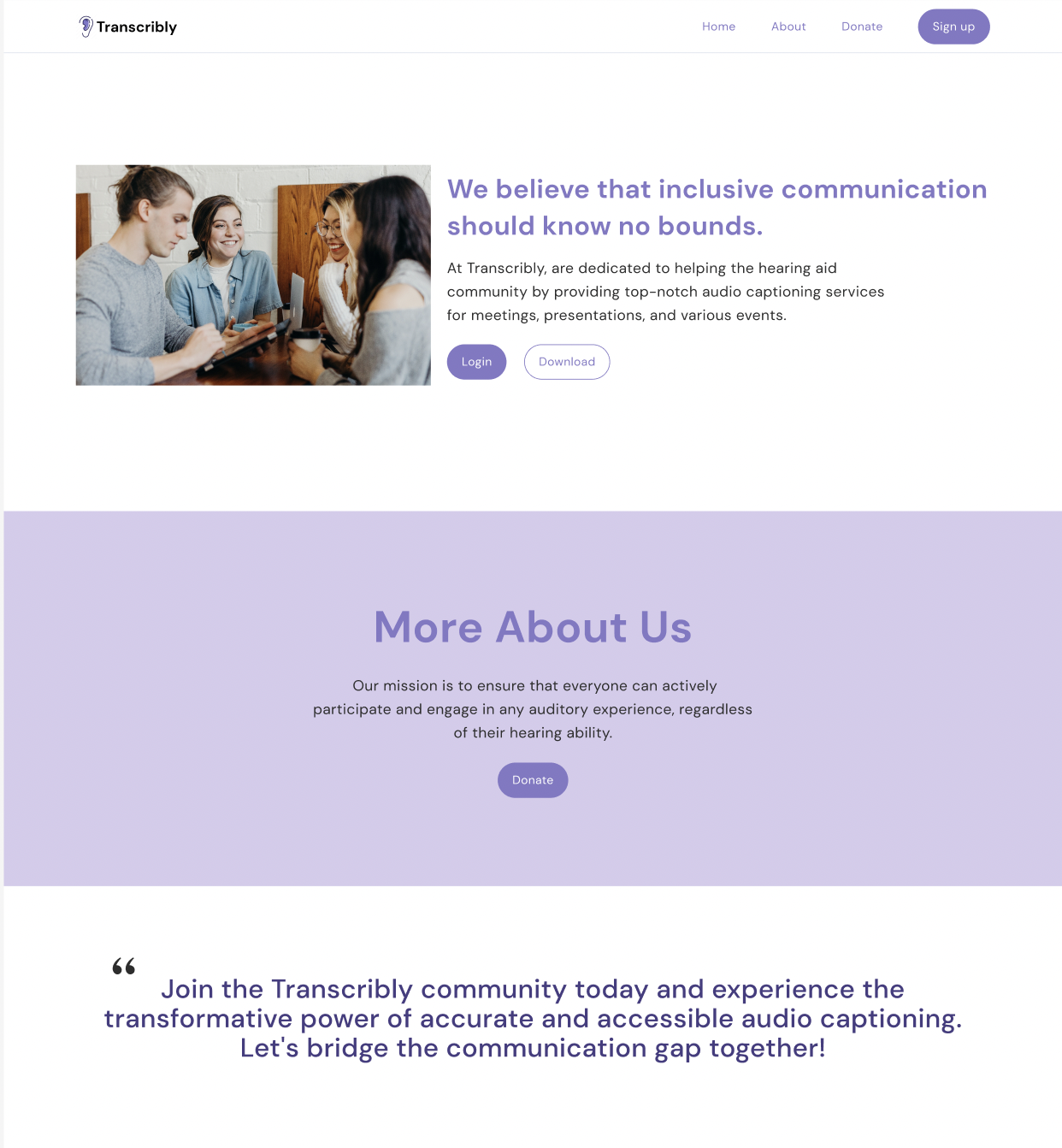 Transcribly | Devpost