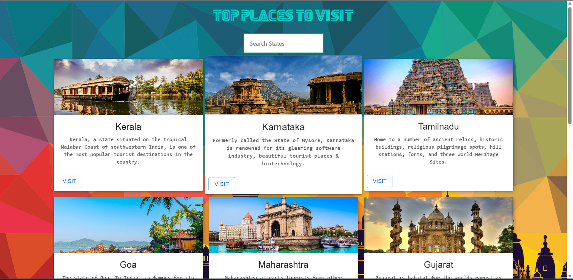 TourismWeb_India | Devpost