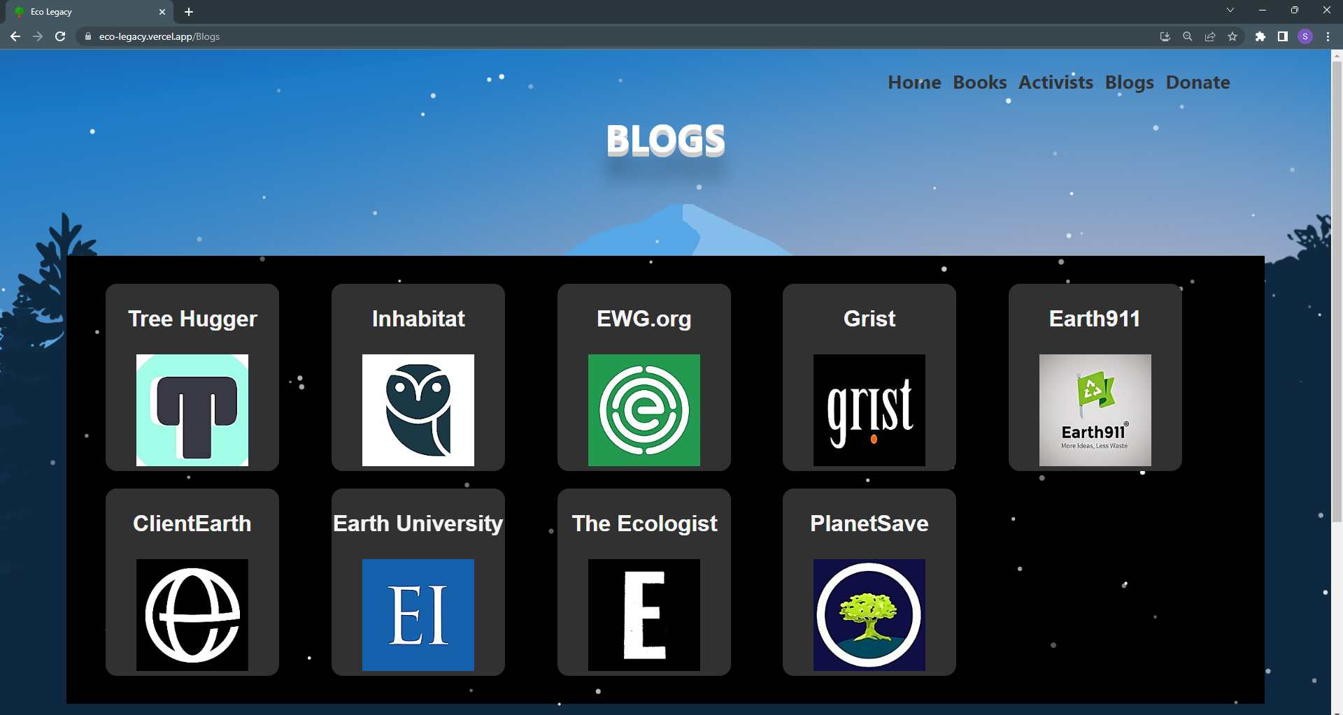 Eco Legacy | Devpost