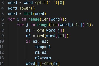 Sort a list | Devpost