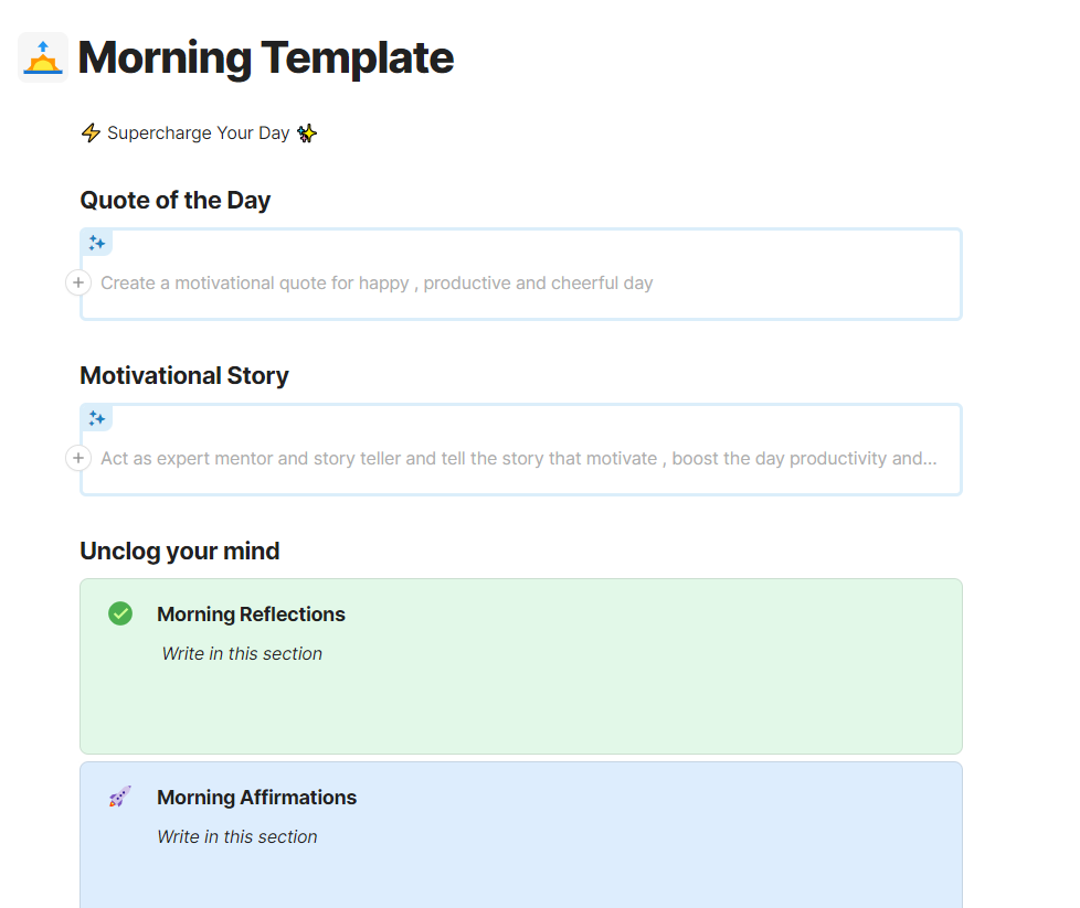Journaling Template | Devpost