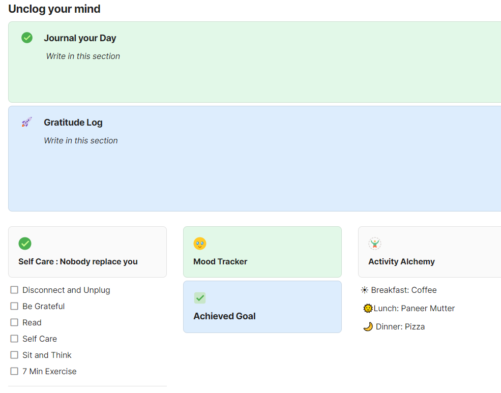 Journaling Template | Devpost