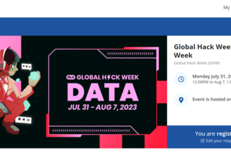 REGISTERED FOR GLOBAL HACK WEEK DATA WEEK | Devpost