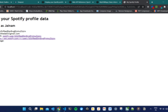 Spotify profile displayer | Devpost