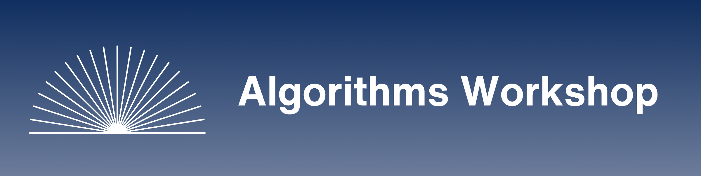 Algorithms Workshop | Devpost