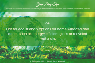 Green Living Tips | Devpost
