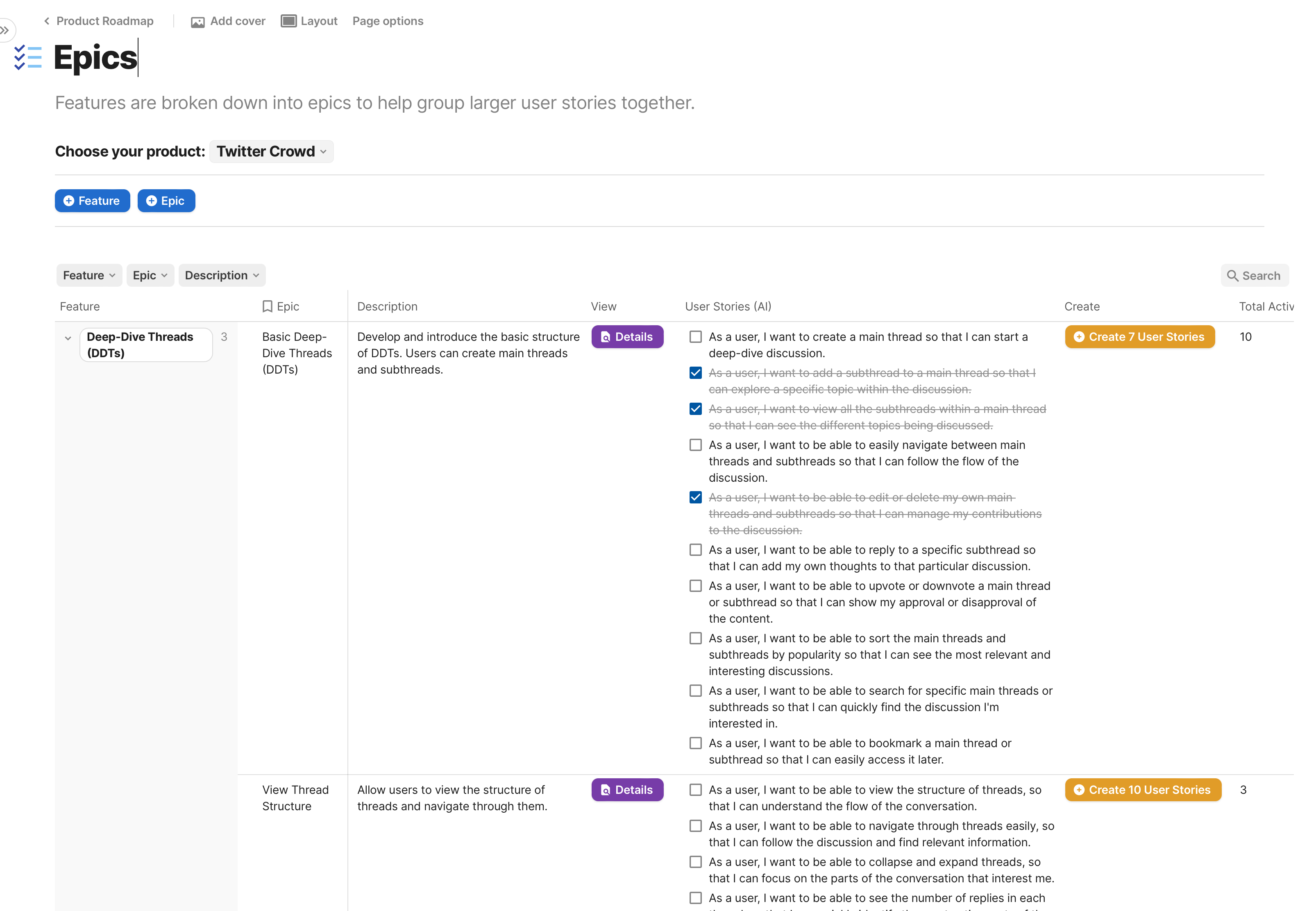 Product Roadmap Generator Devpost