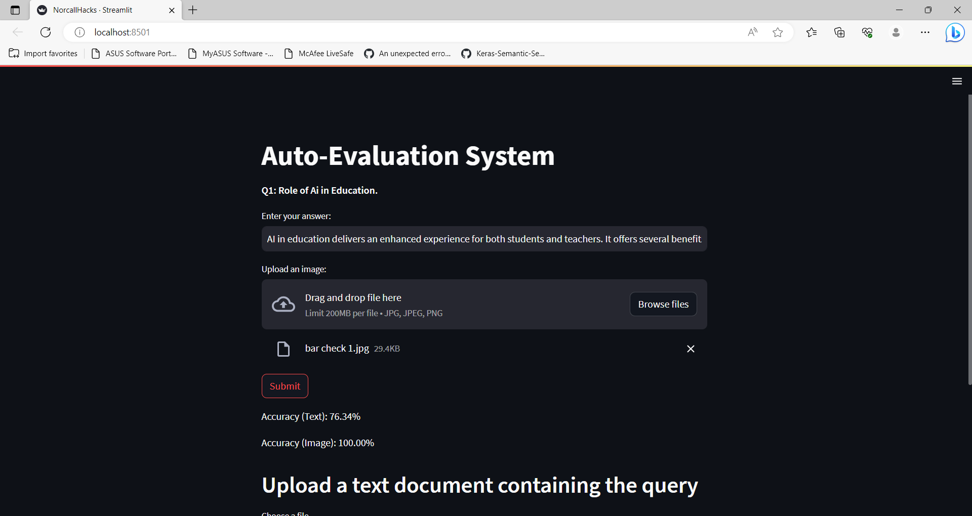 Auto-Evaluation System | Devpost