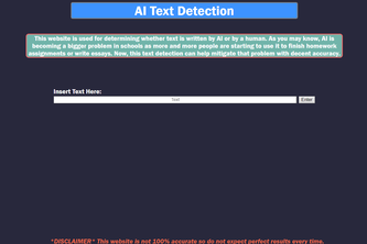 A.I. Text Detector | Devpost