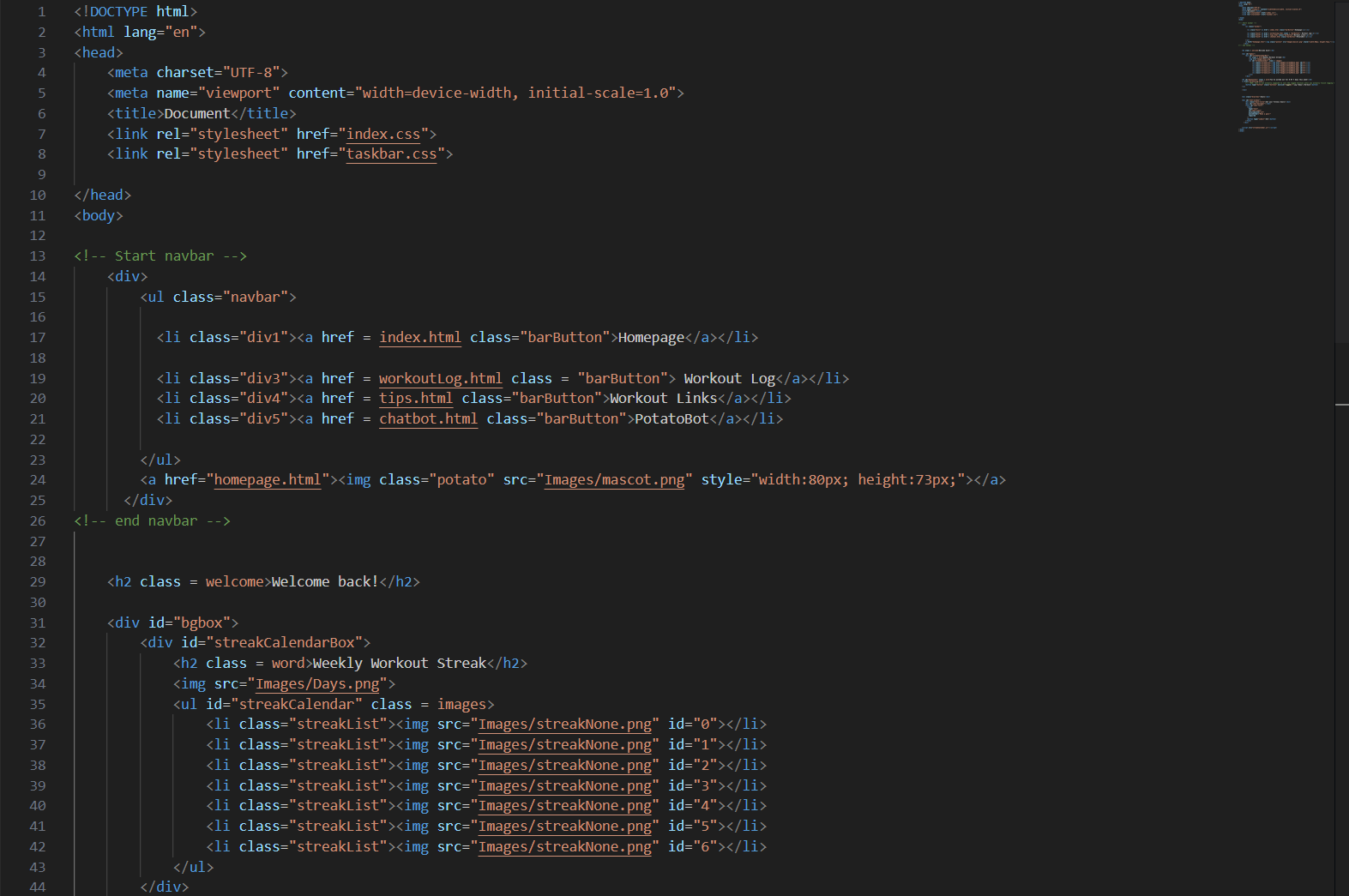 Buff Potato Fitness Web App | Devpost