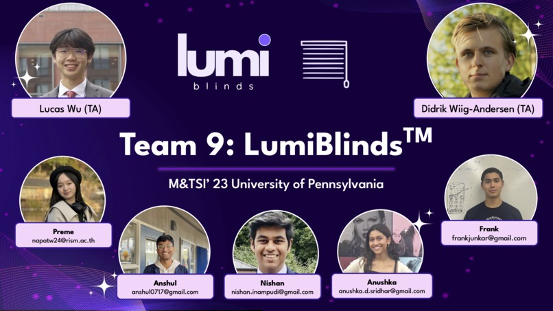 Team 09: Lumi Blinds | Devpost