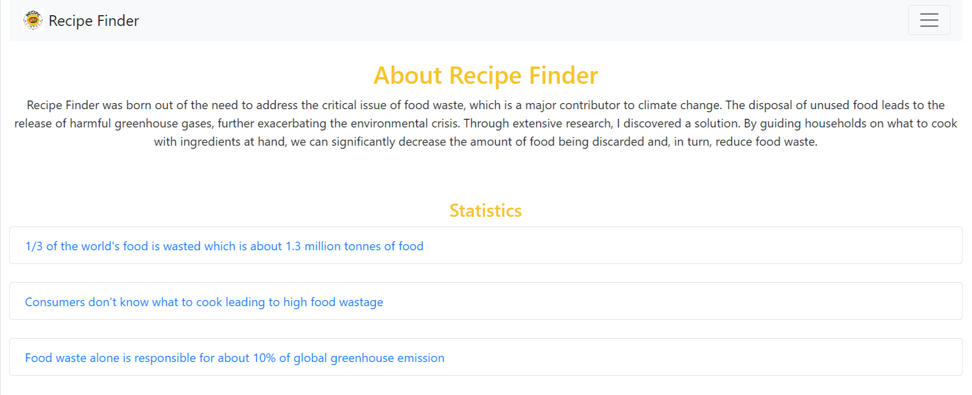 Recipe Finder | Devpost