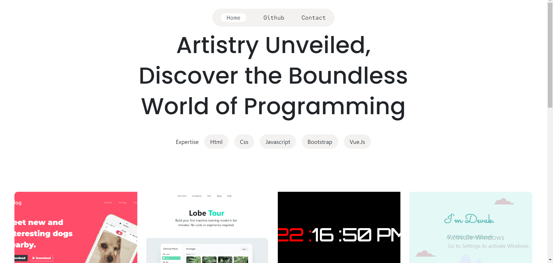 Portfolio || Devak Vashisht | Devpost