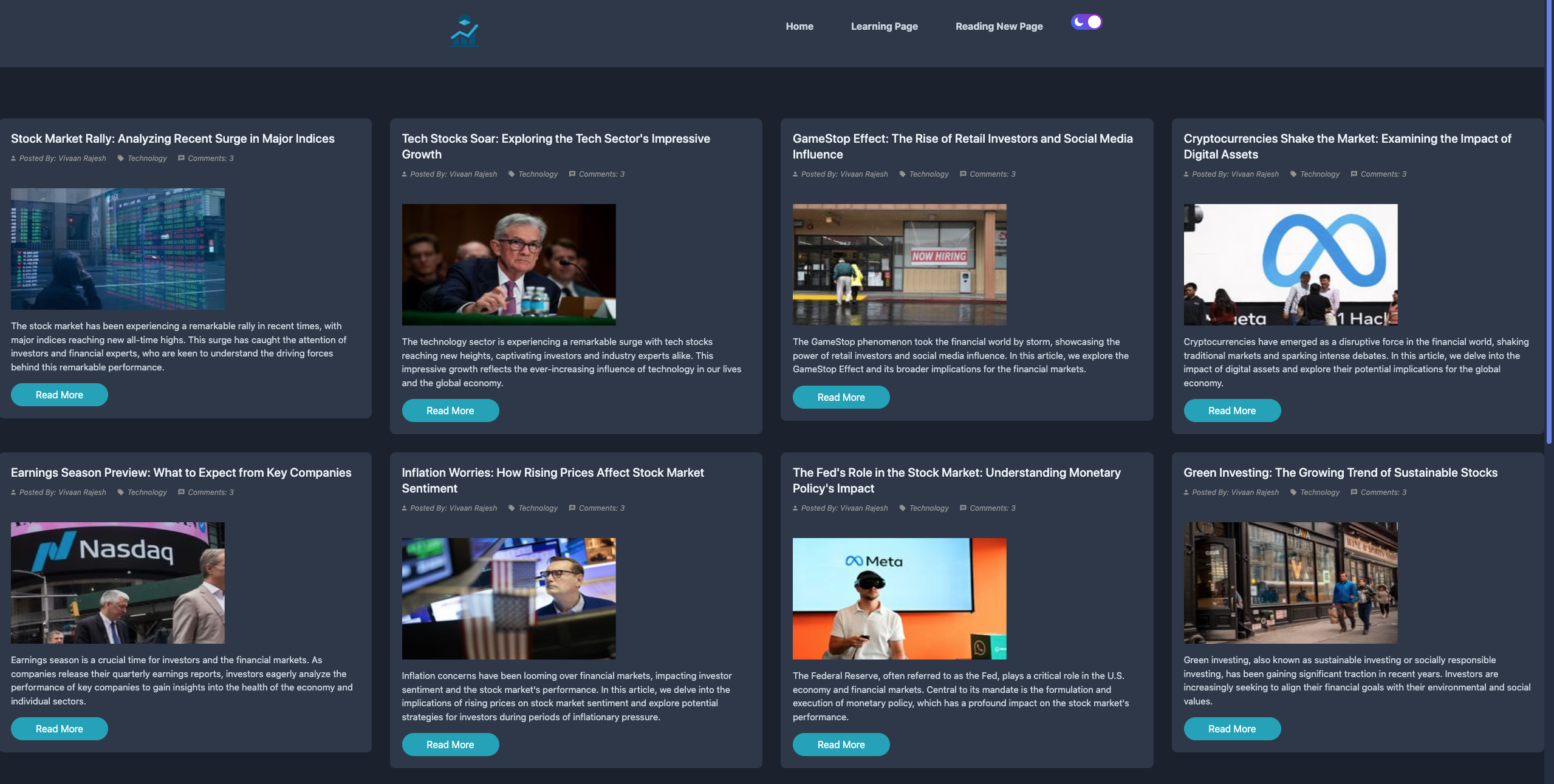 Investing Hub | Devpost