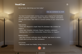 Inbox Zero x RealChar | Devpost