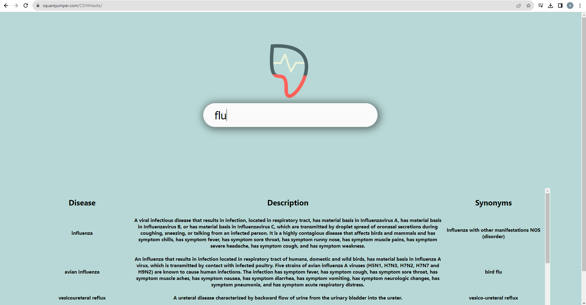 DiseaseVerse (Beginner) | Devpost