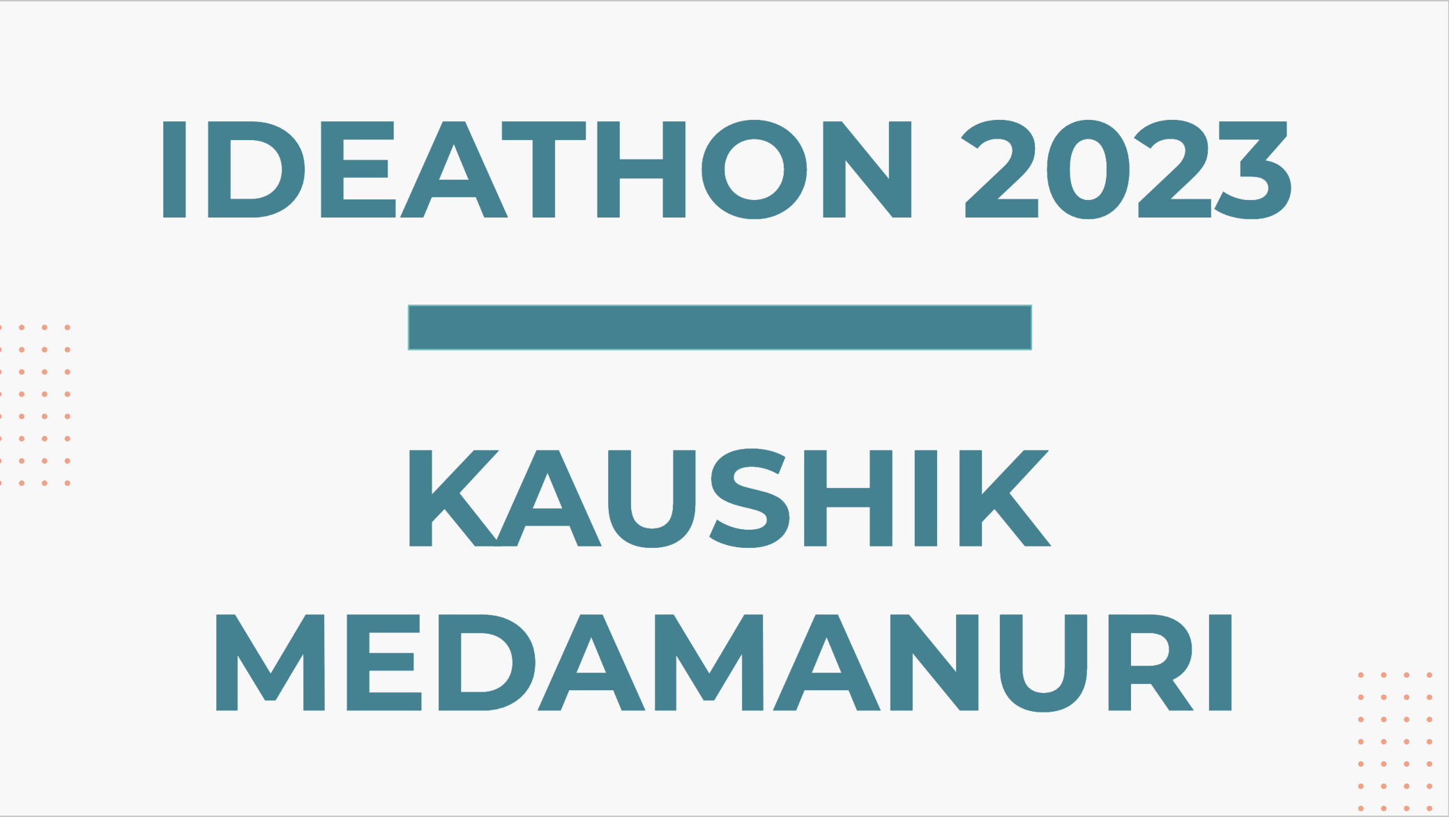 Kaushik Medamanuri Ideathon 2023- Cost of Healthcare | Devpost