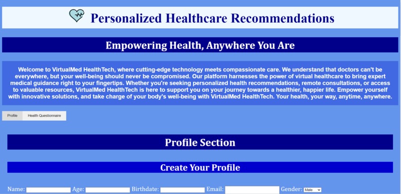 Personalized Healthcare recommendation - Novice Hackathon | Devpost