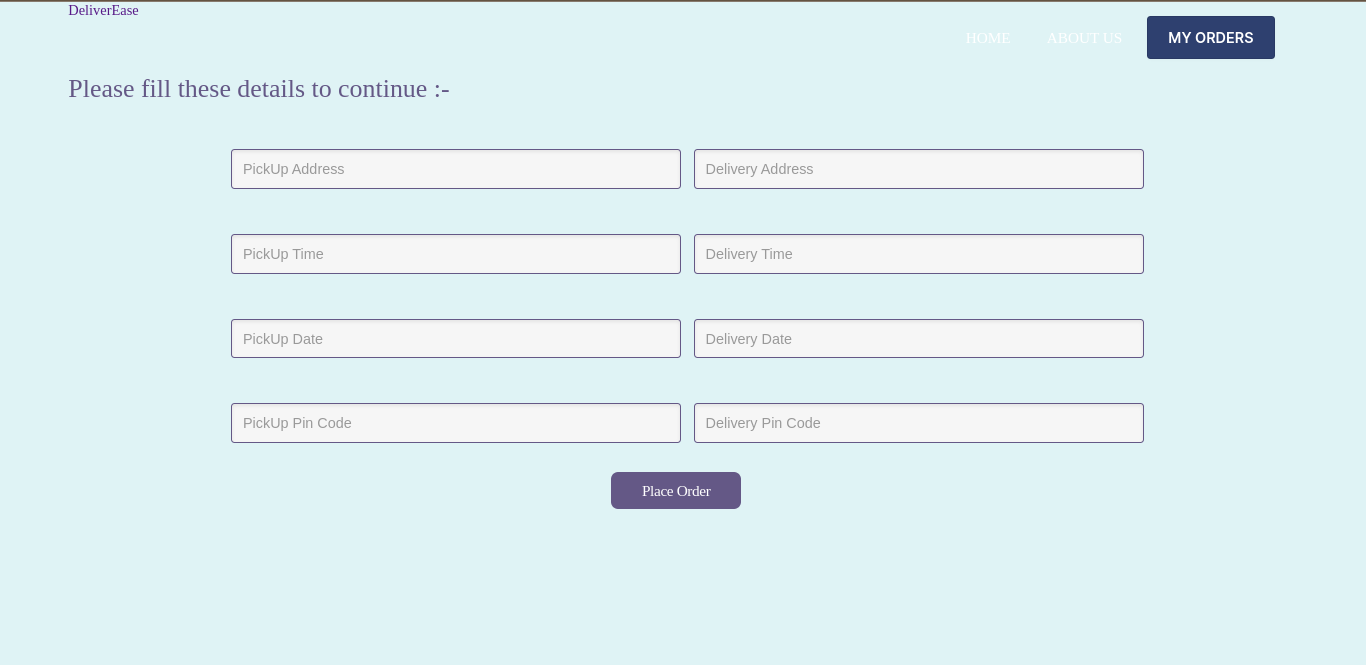 DeliverEase | Devpost