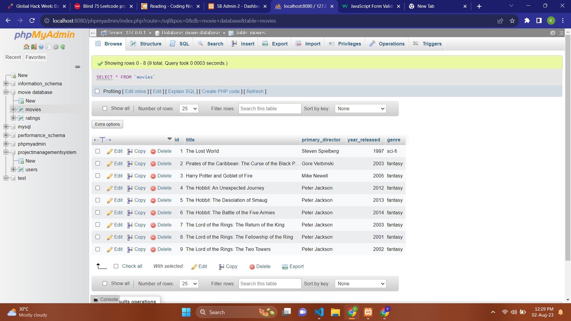 Movie Database | Devpost