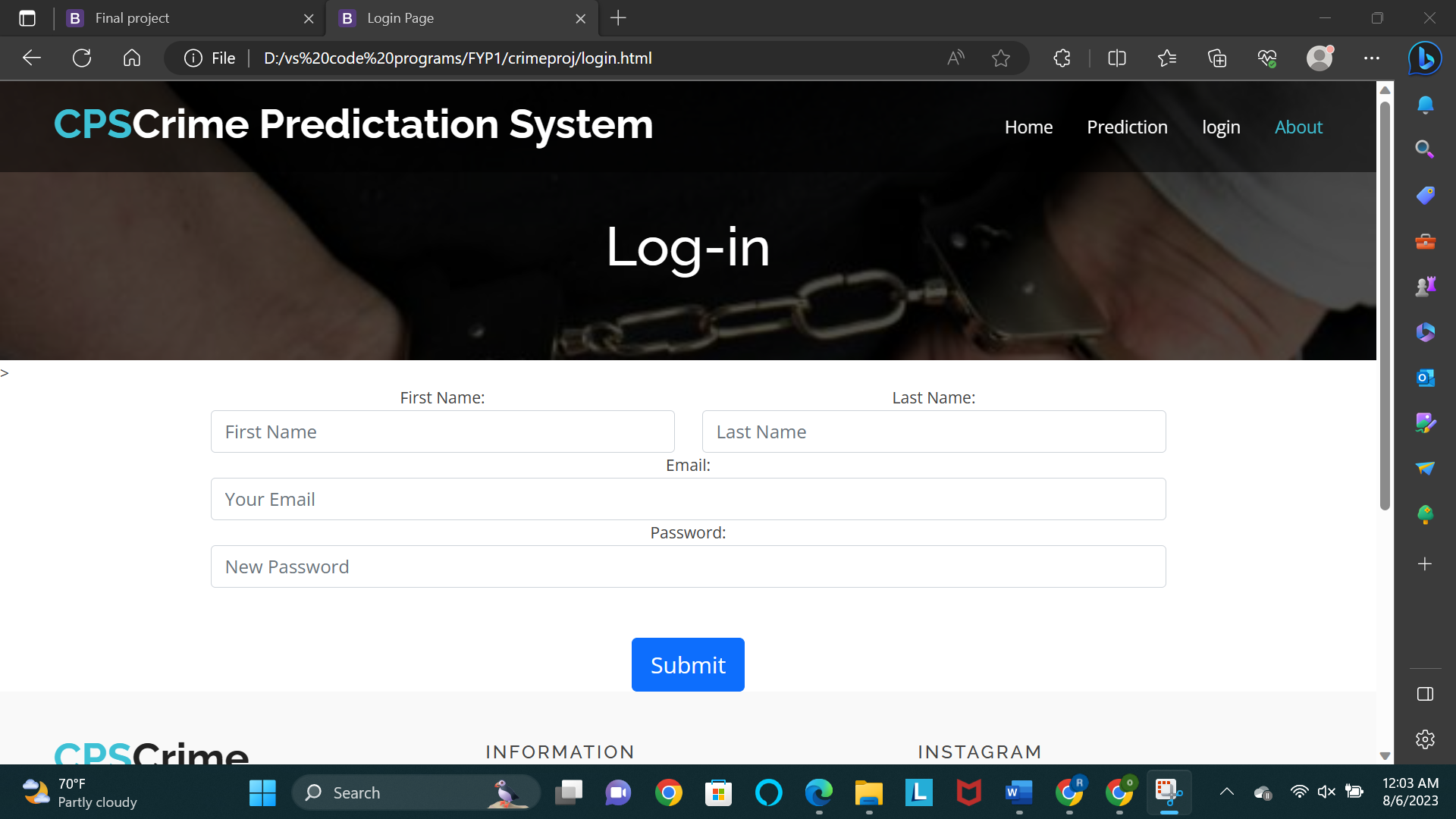 TEAM--745 CRIME PREDICTION SYSTEM | Devpost