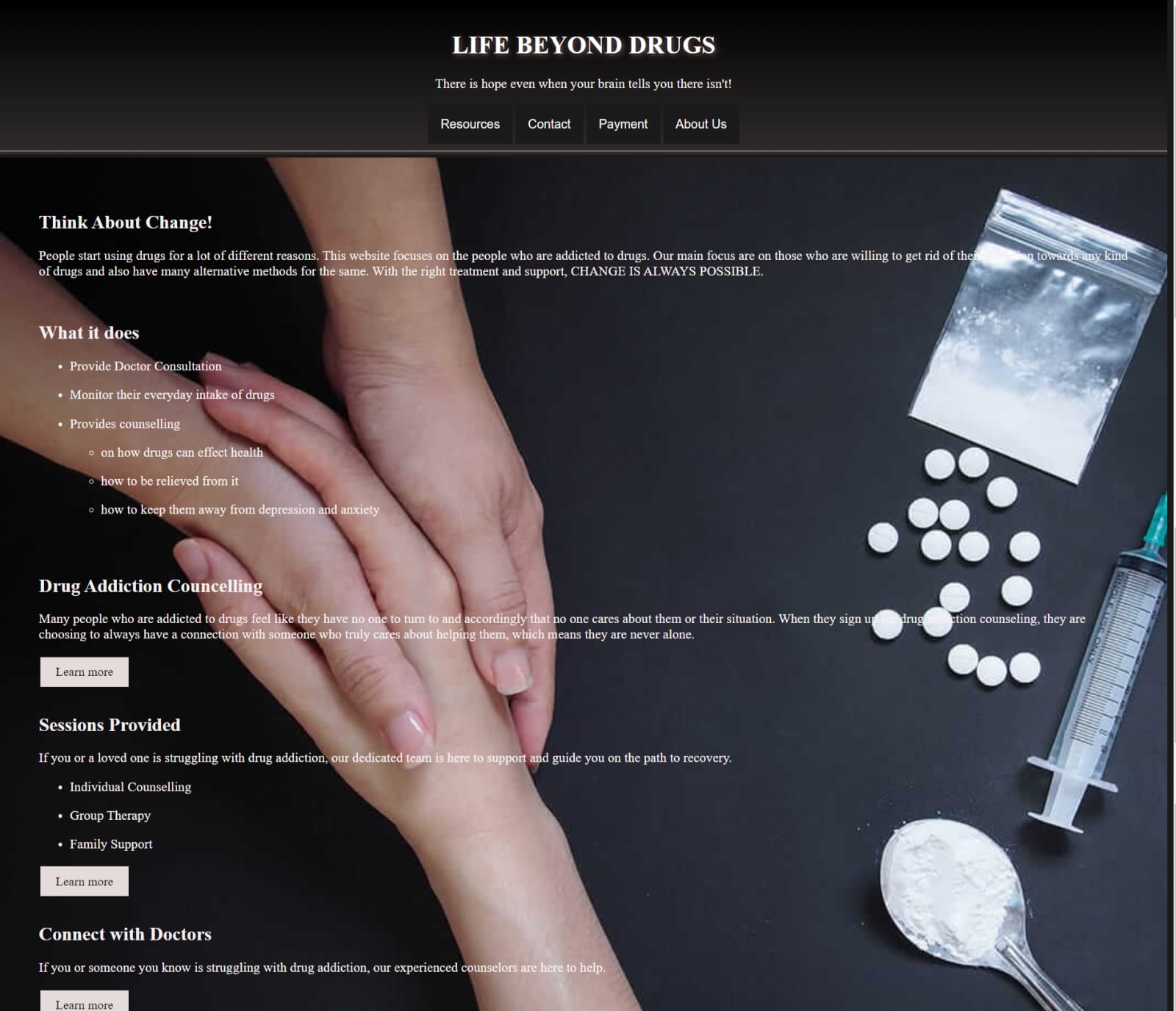 Team 12_LifeBeyondDrugs | Devpost