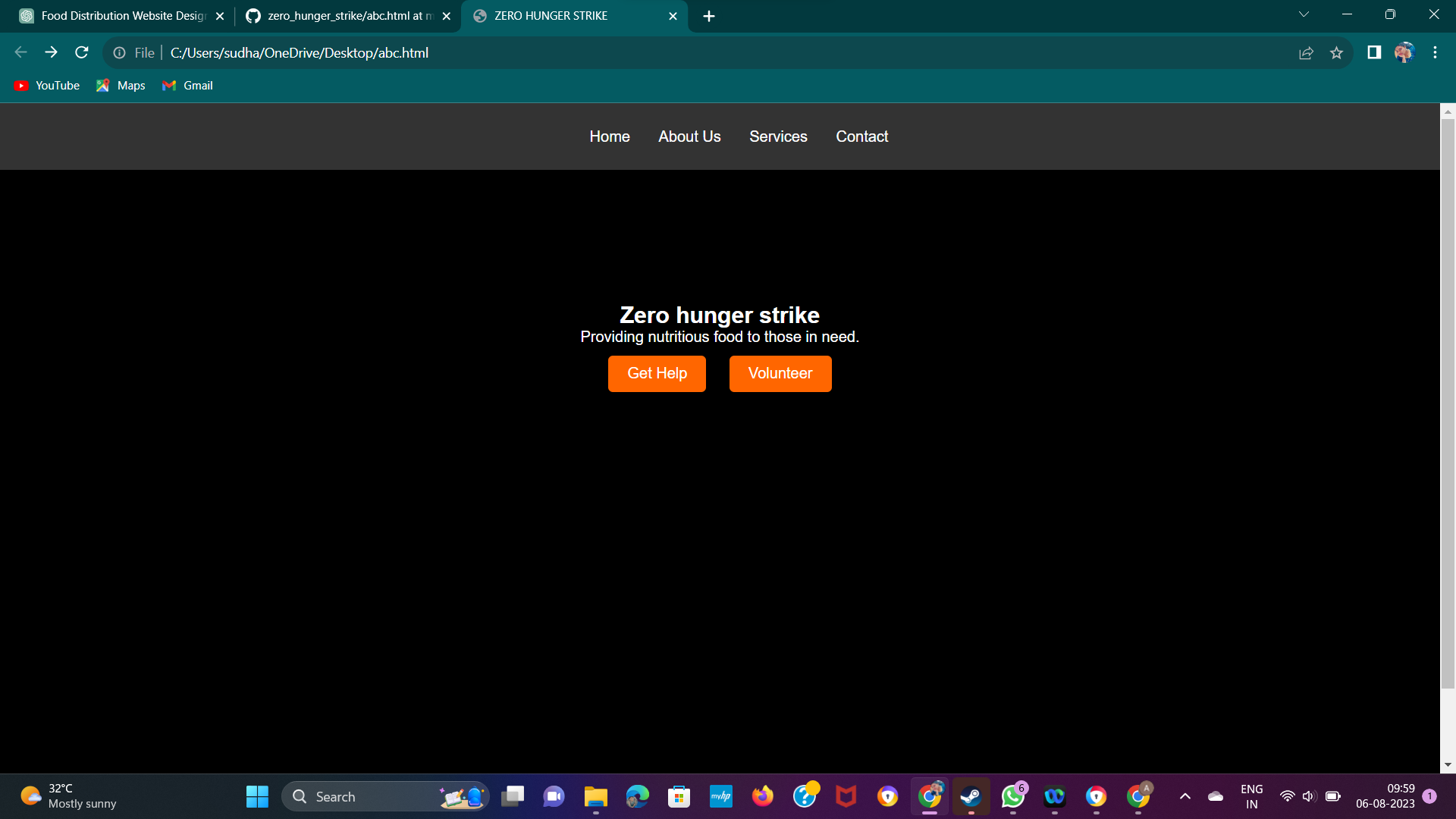505_Zero hunger strike | Devpost