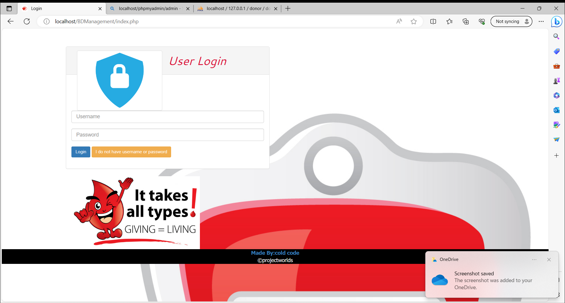 online blood bank mangement | Devpost