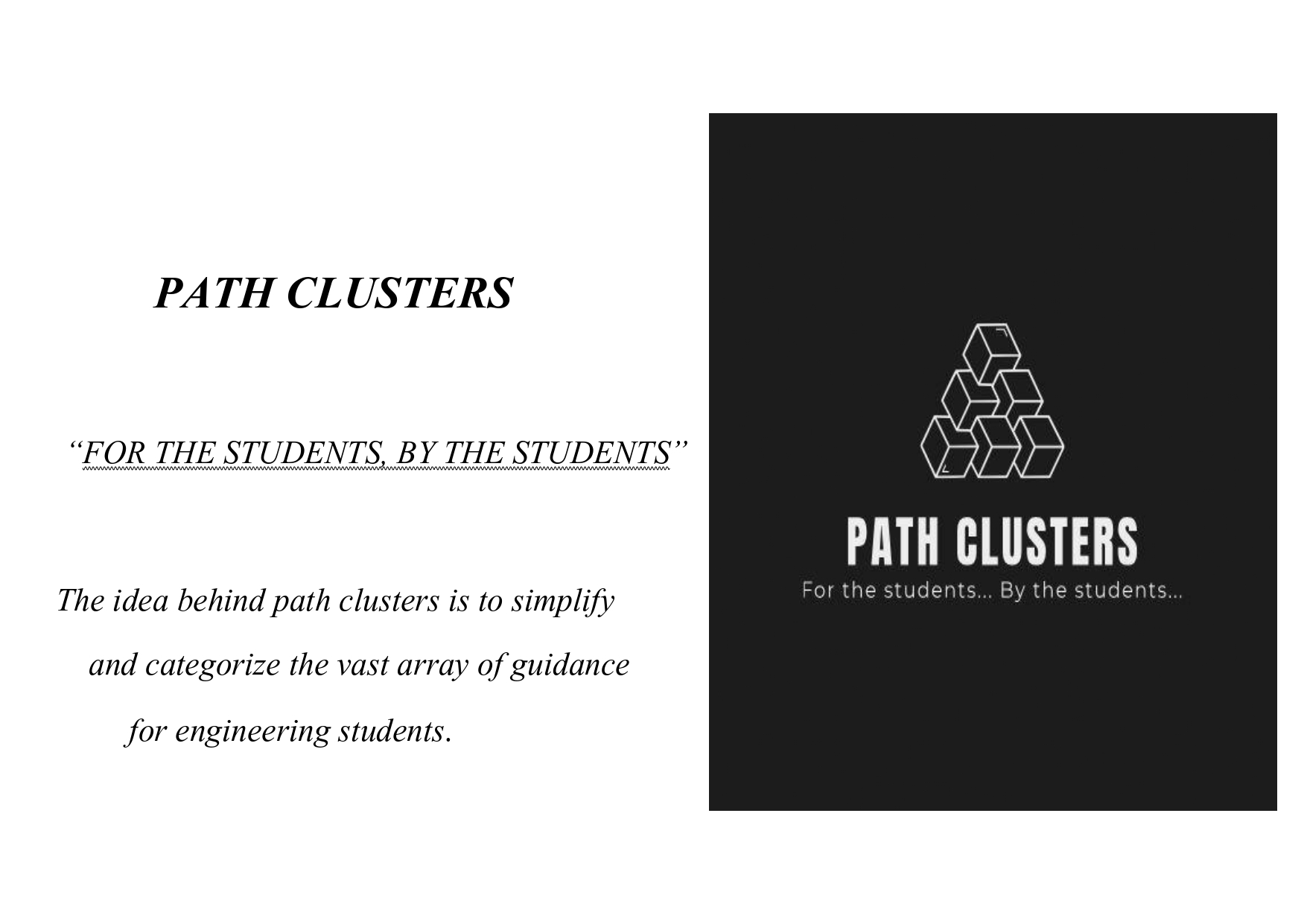 Path Clusters | Devpost