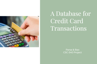 Credit Card Transactions Database | Devpost