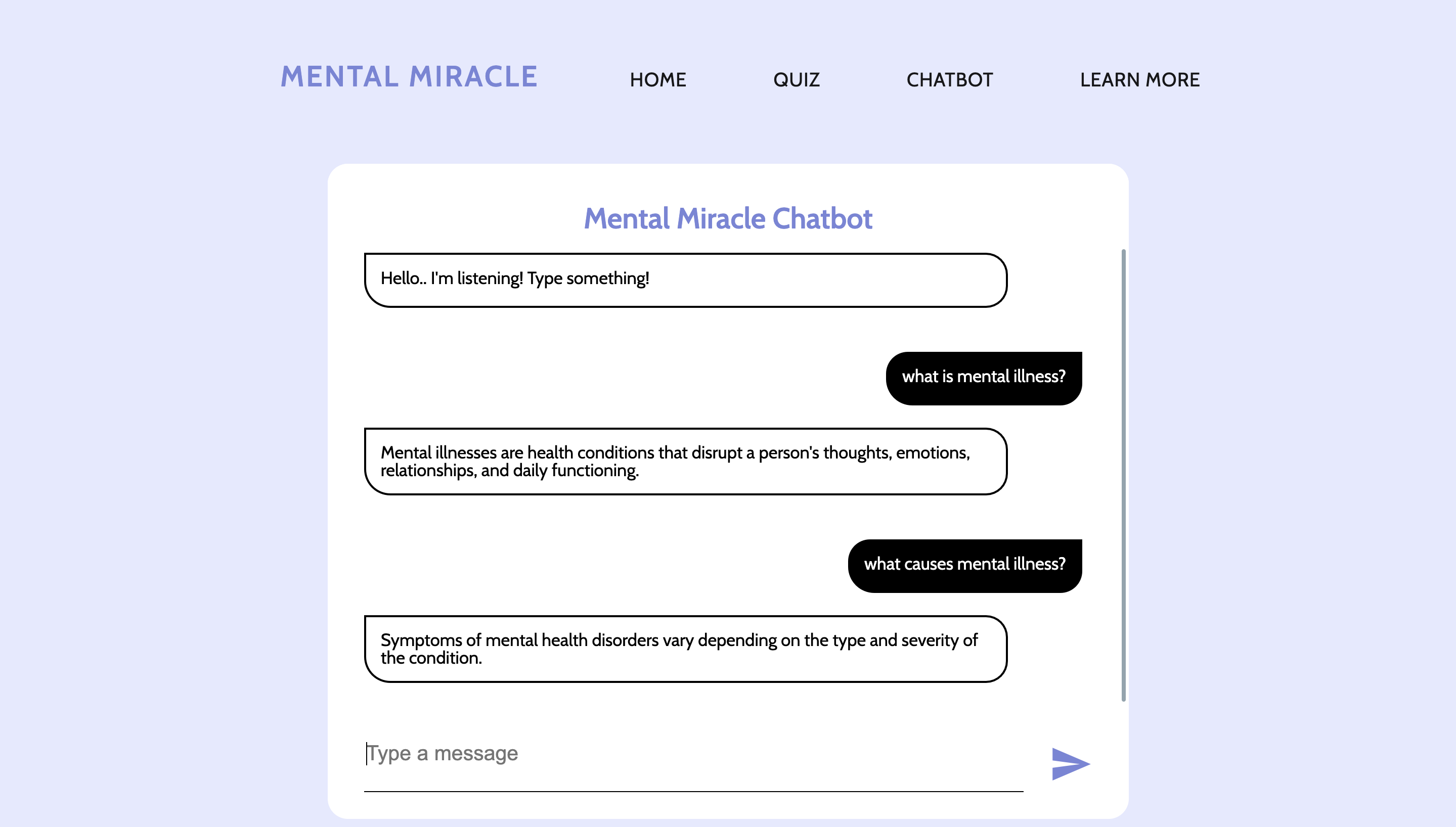 Mental Miracle | Devpost