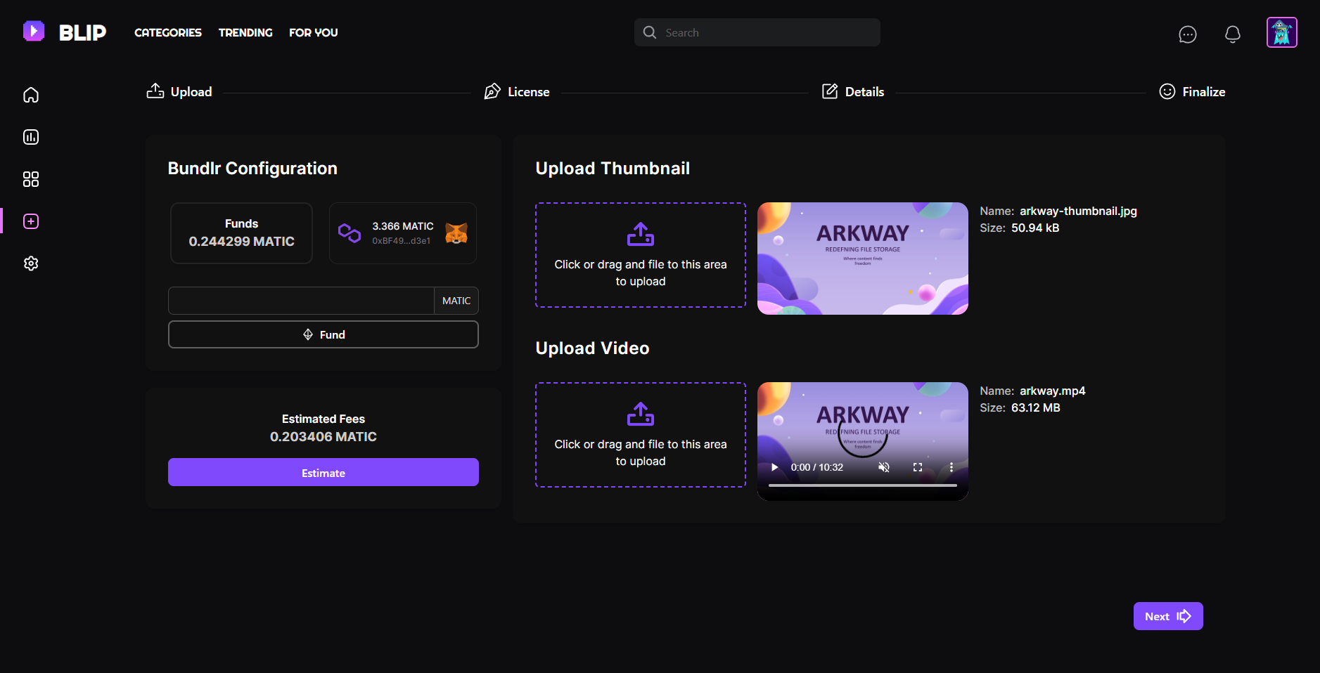 Blip - Share Your Stories on Arweave | Devpost