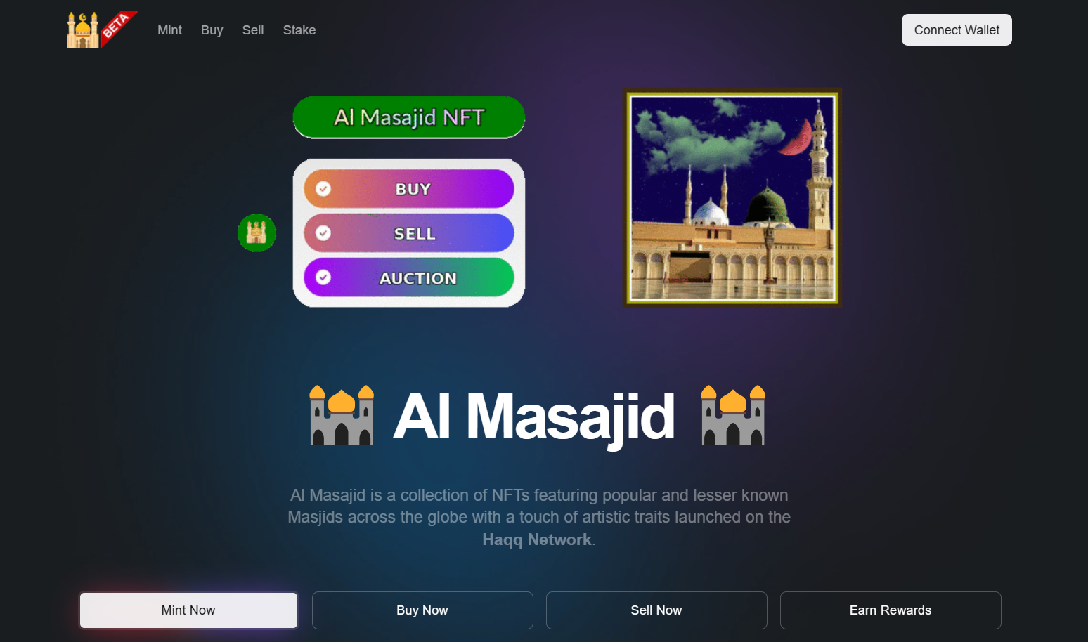 Al Masajid NFT | Islamic NFT on Haqq Network | Devpost