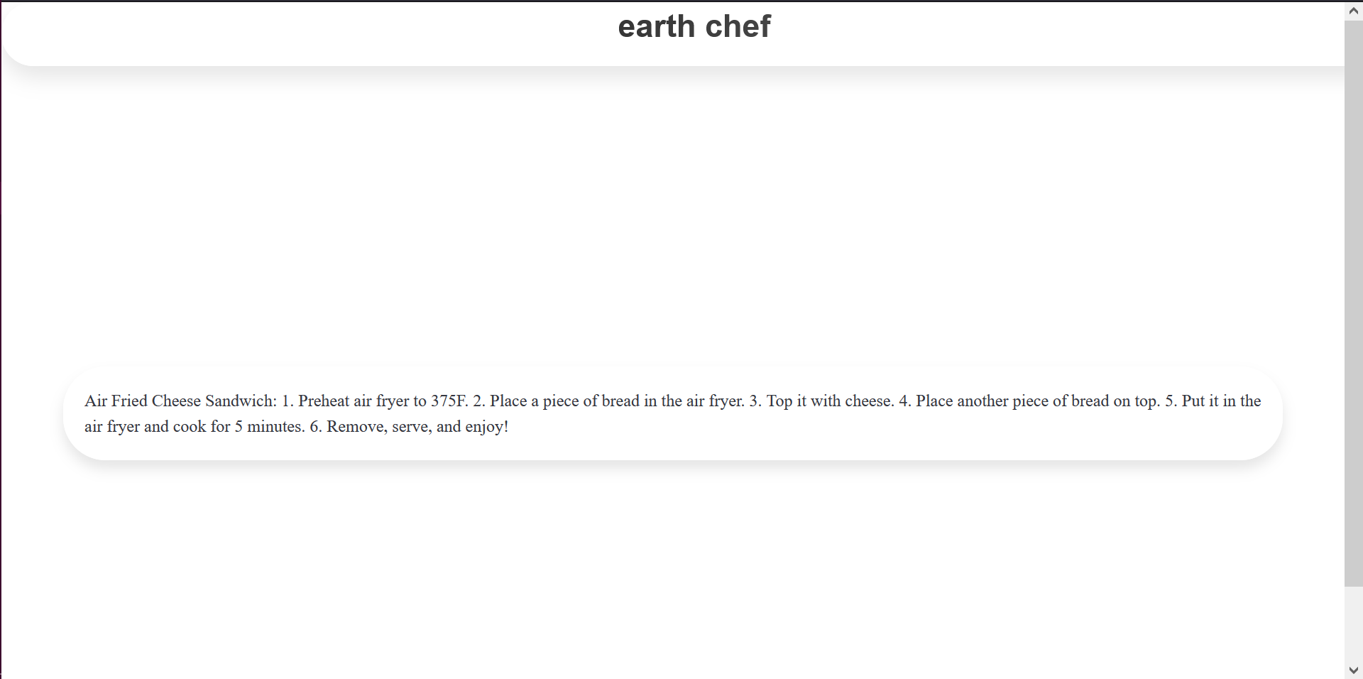 earth chef | Devpost