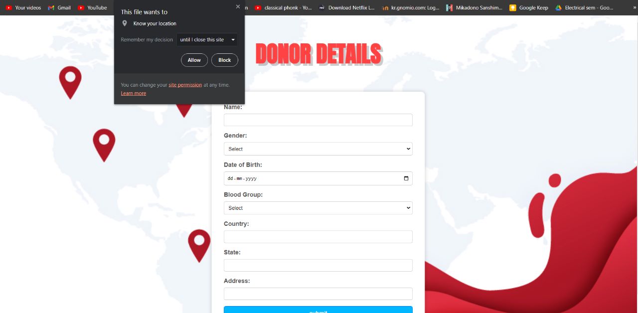 Blood Donation Hub | Devpost