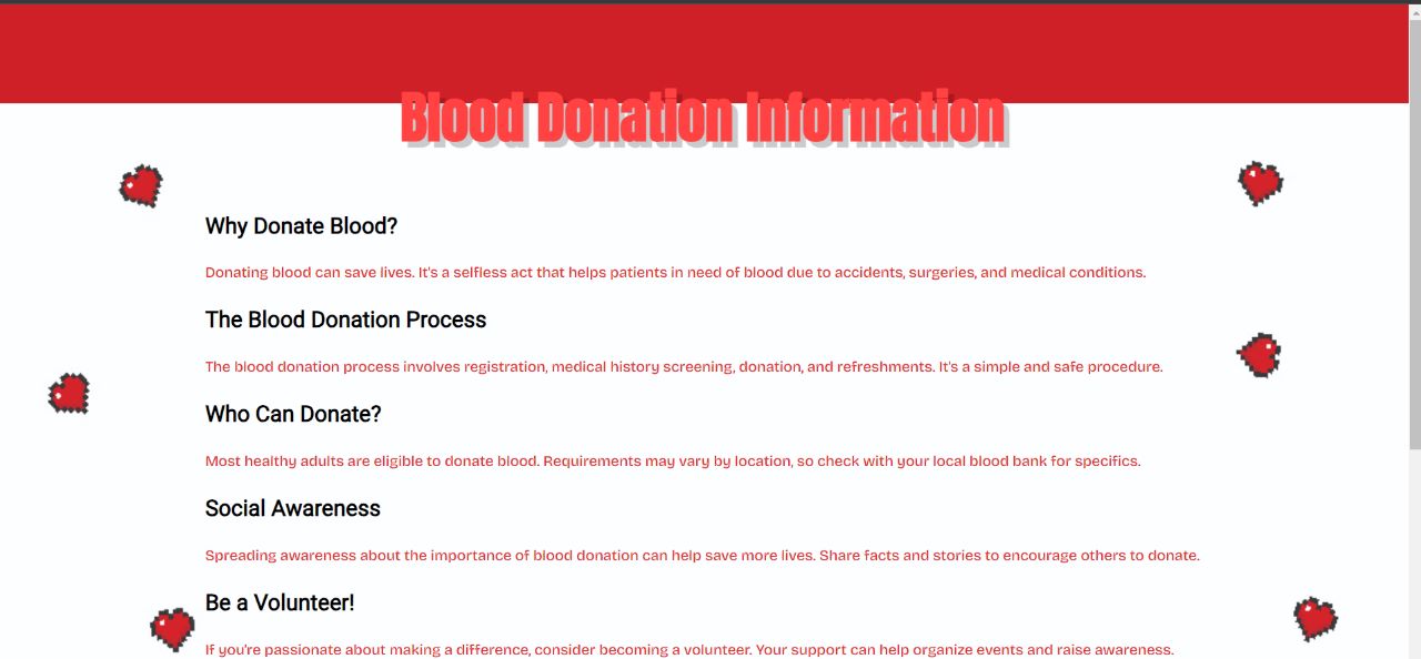 Blood Donation Hub | Devpost