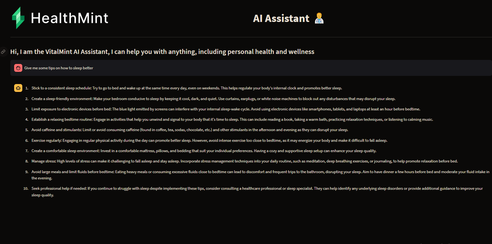HealthMint - The Wellness App | Devpost
