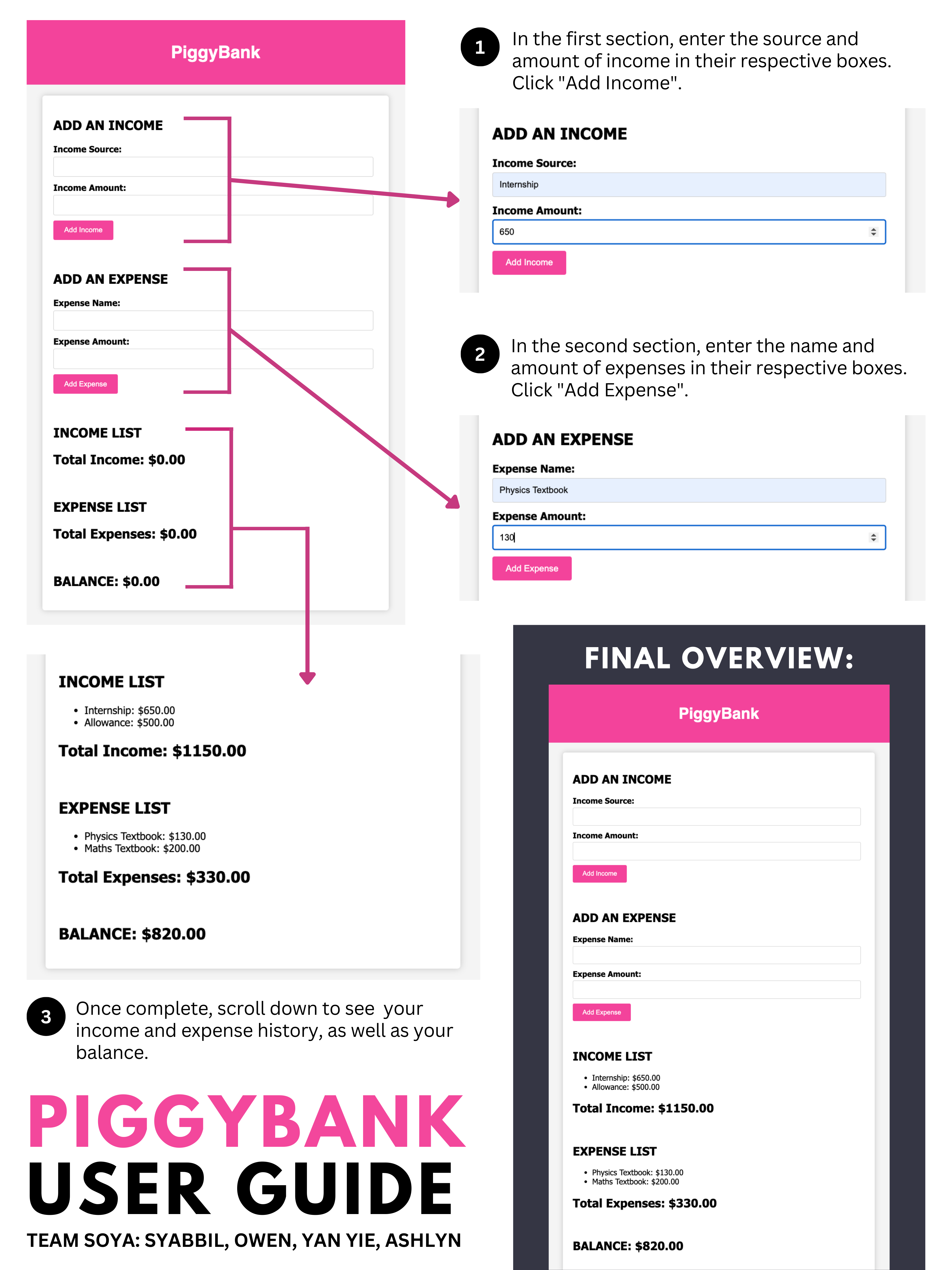PiggyBank Budgeting App | Devpost
