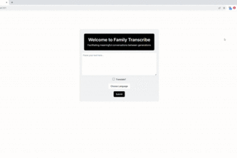Family Transcribe | Devpost