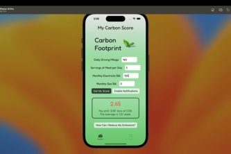My Carbon Score | Devpost