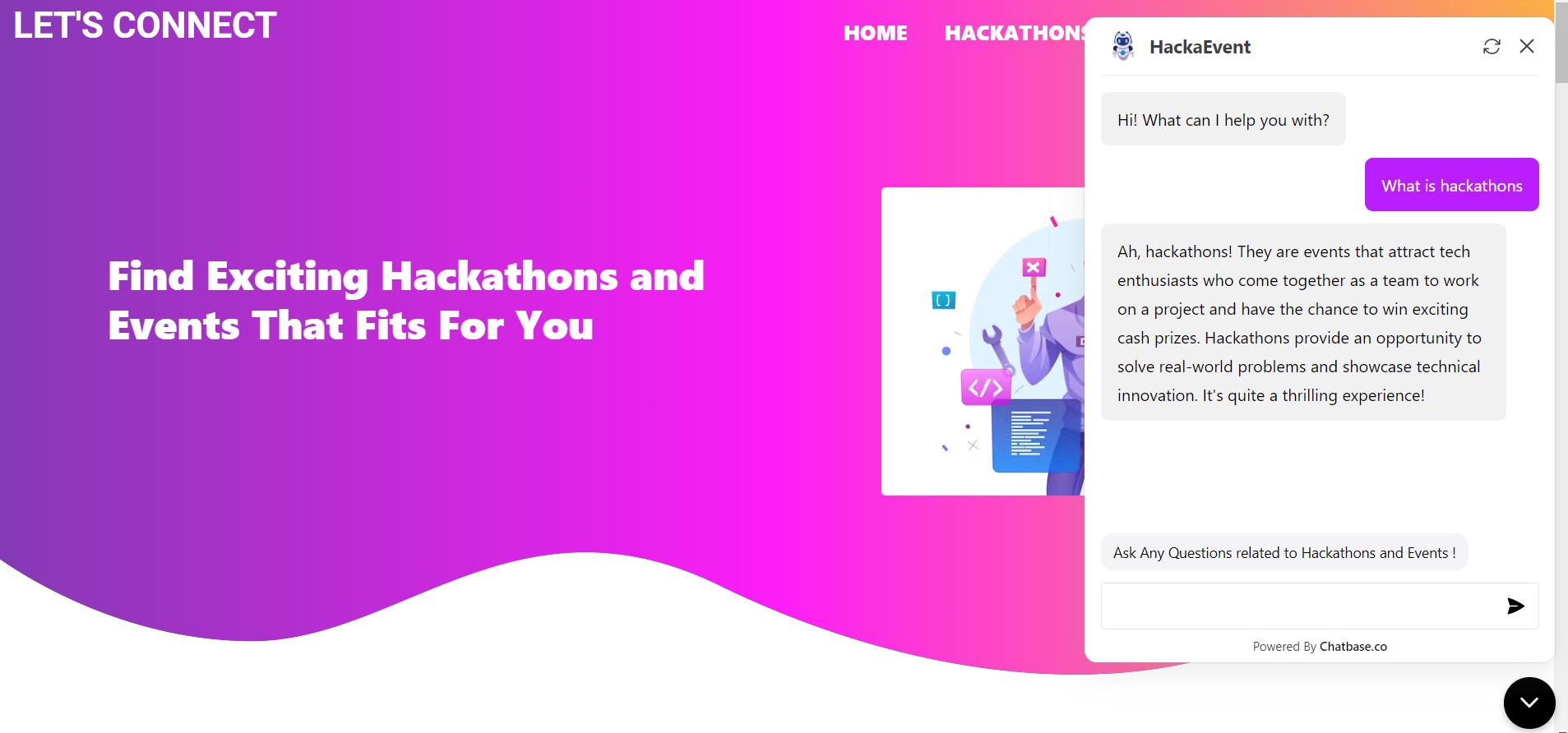 LET'S CONNECT | Devpost