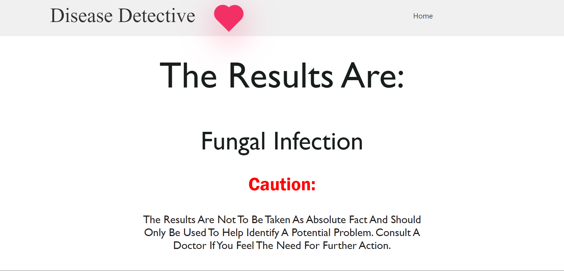 Home Disease Detector | Devpost