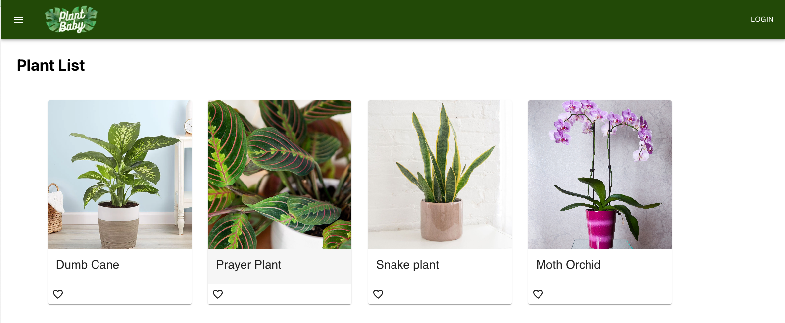 plant-baby-web | Devpost