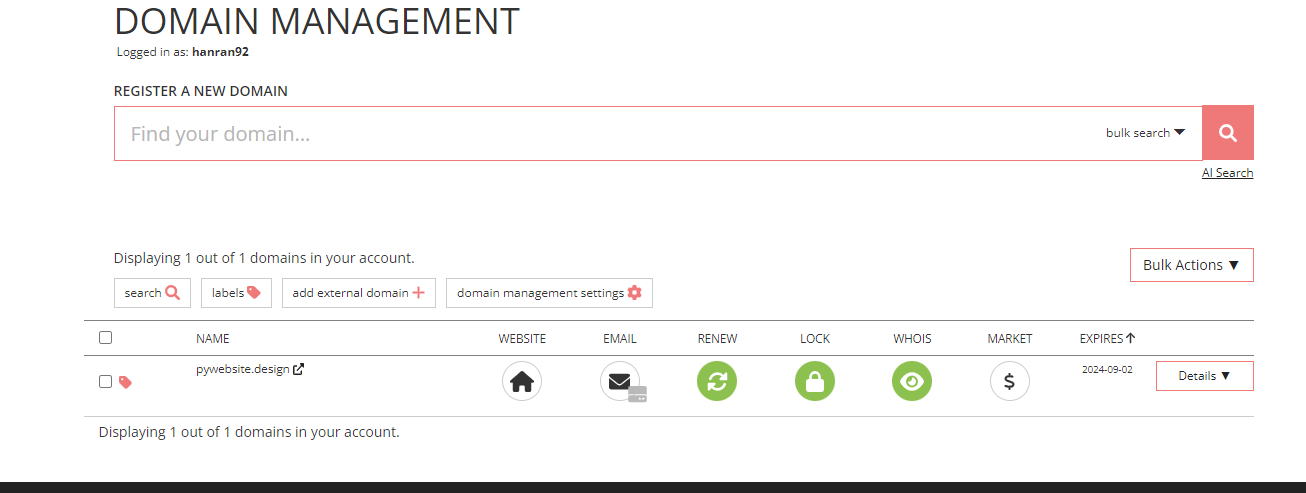 My domain name | Devpost