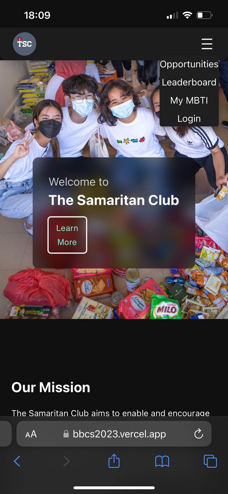 The Samaritan Club | Devpost