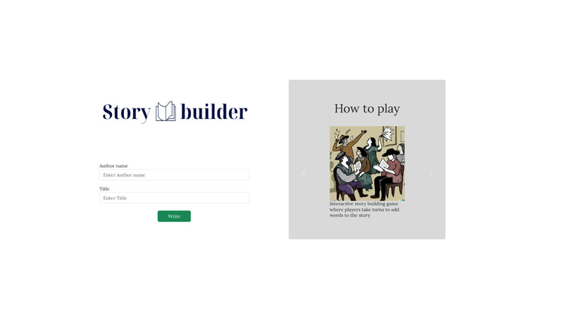 Story Builder | Devpost